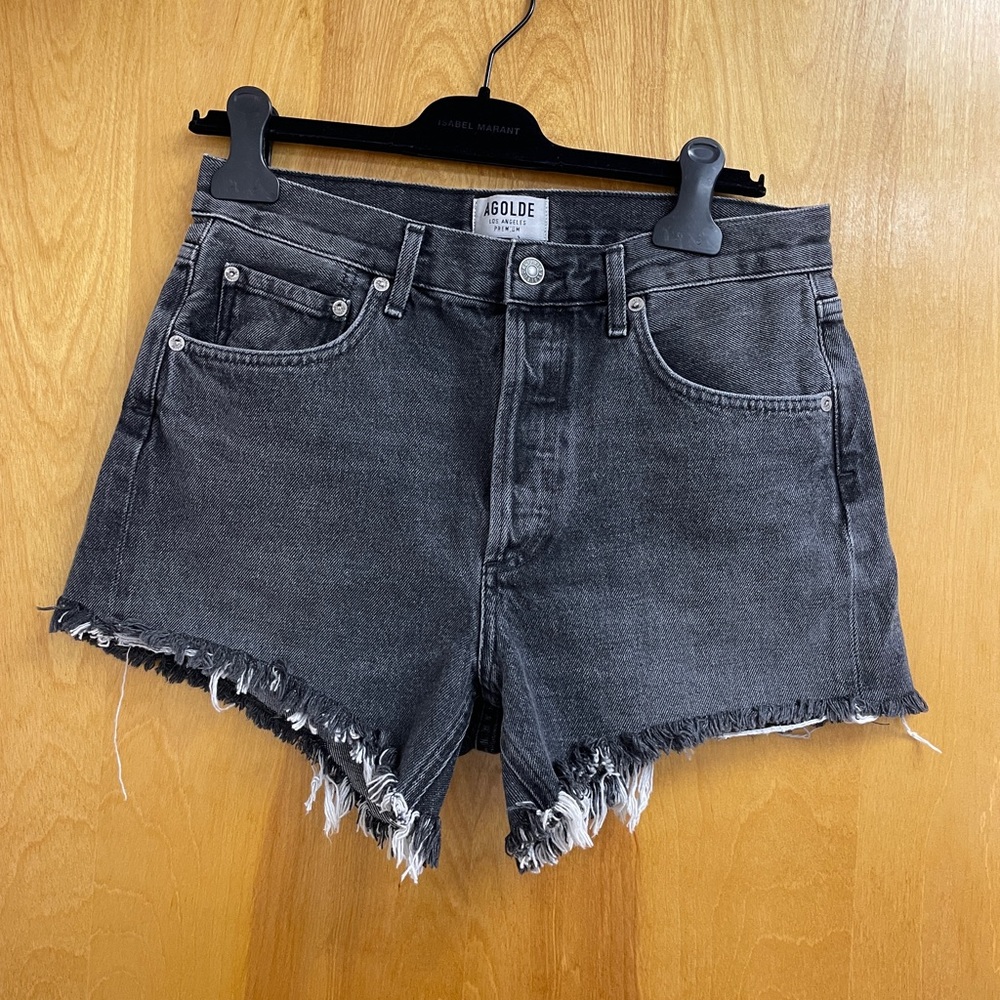 Parker Raw-Edge Denim Shorts - Gem